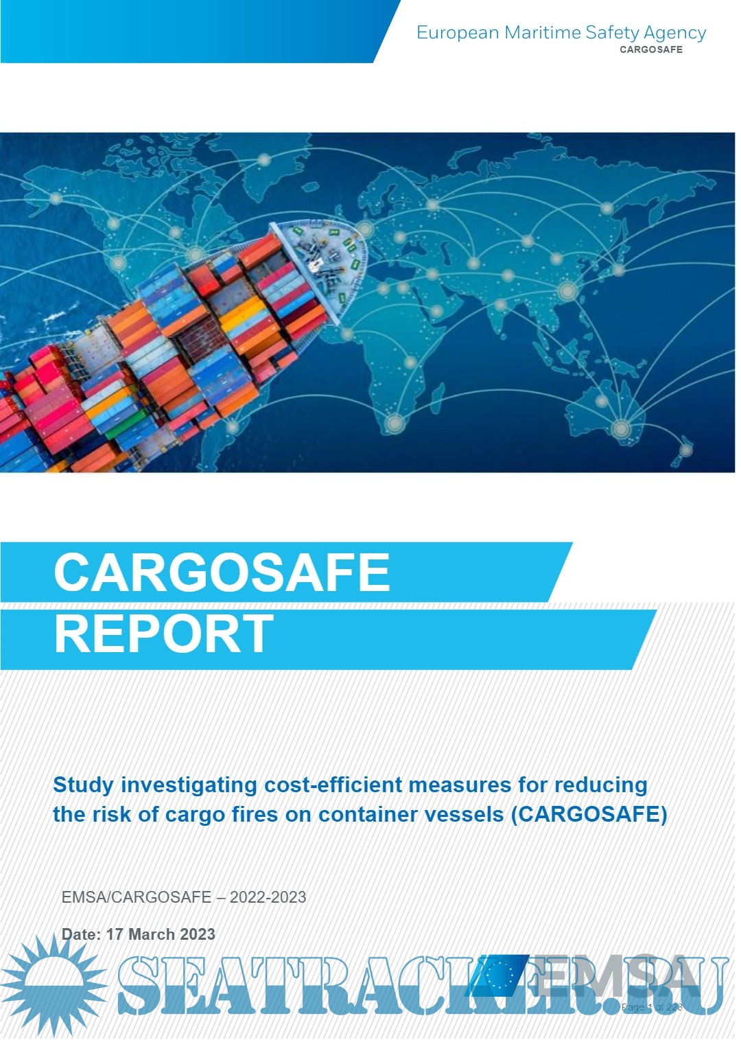 European Maritime Safety Agency CARGOSAFE REPORT (EMSA CARGOSAFE REPORT) - [2023, PDF ...