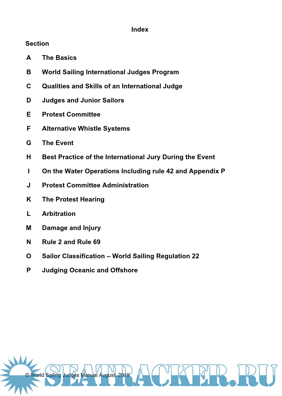 Judges Manual - World Sailing International Judges Sub-Committee [2019 ...