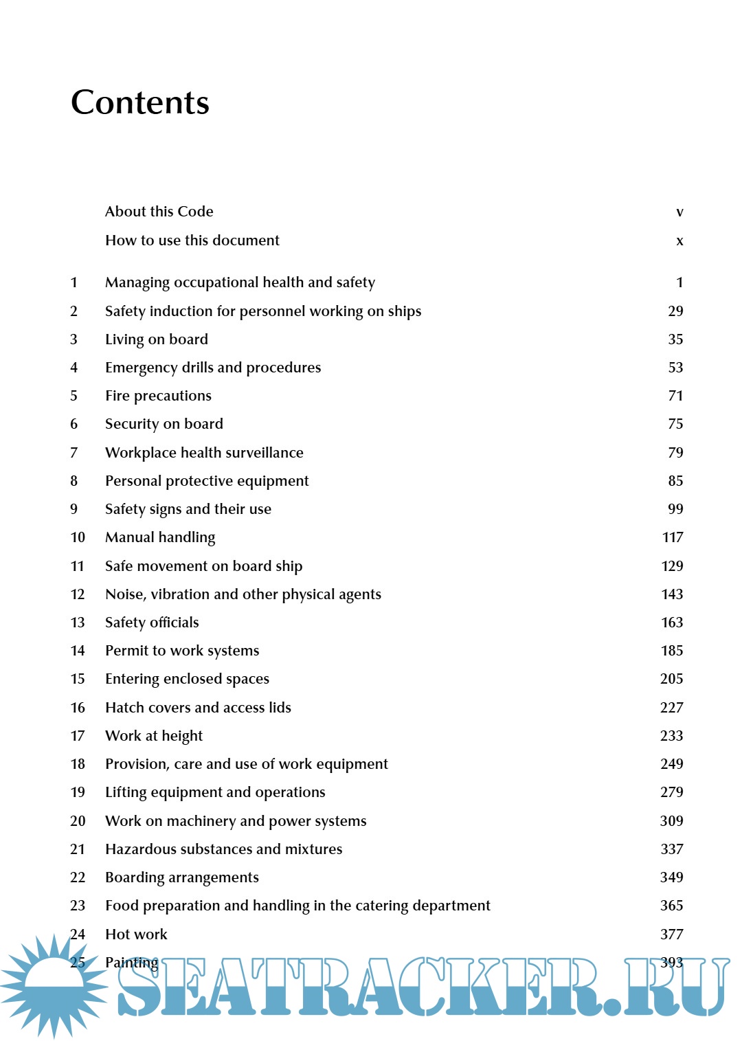 Code of Safe Working Practices for Merchant Seafarers (COSWP) - Maritime and Coastguard Agency ...