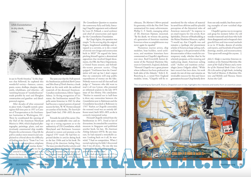 Sea History Magazine (Spring) - National Maritime Historical Society ...