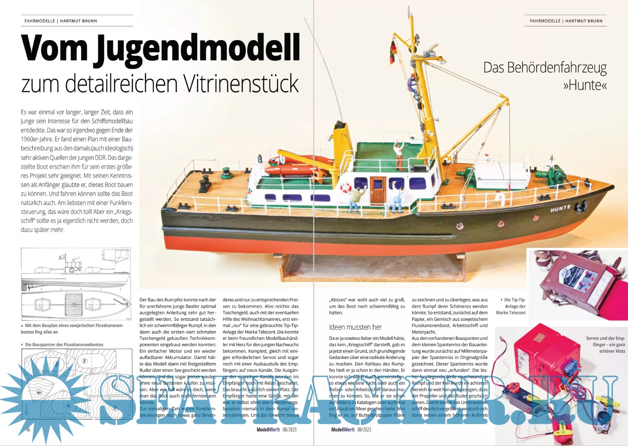ModellWerft - August - Eric Schafenrort (Redaktor) [2023, PDF] › Marine Tracker