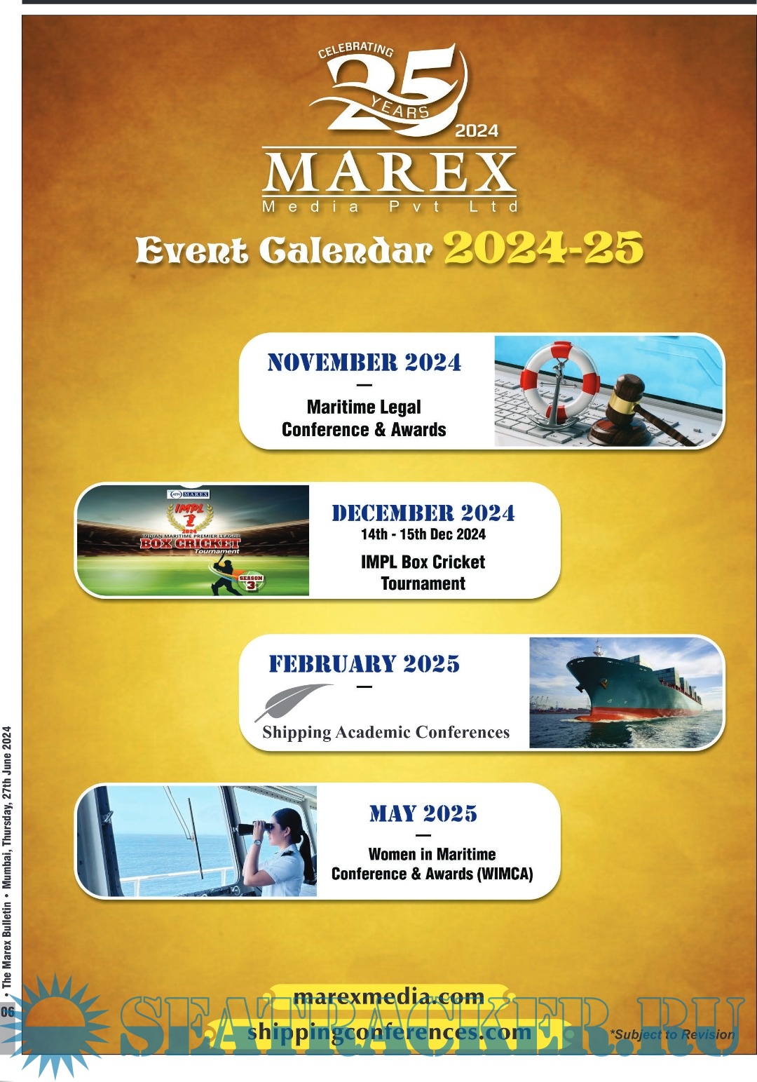 The Marex Bulletin - No. 52/24 - Marex India [2024, PDF] › Marine Tracker