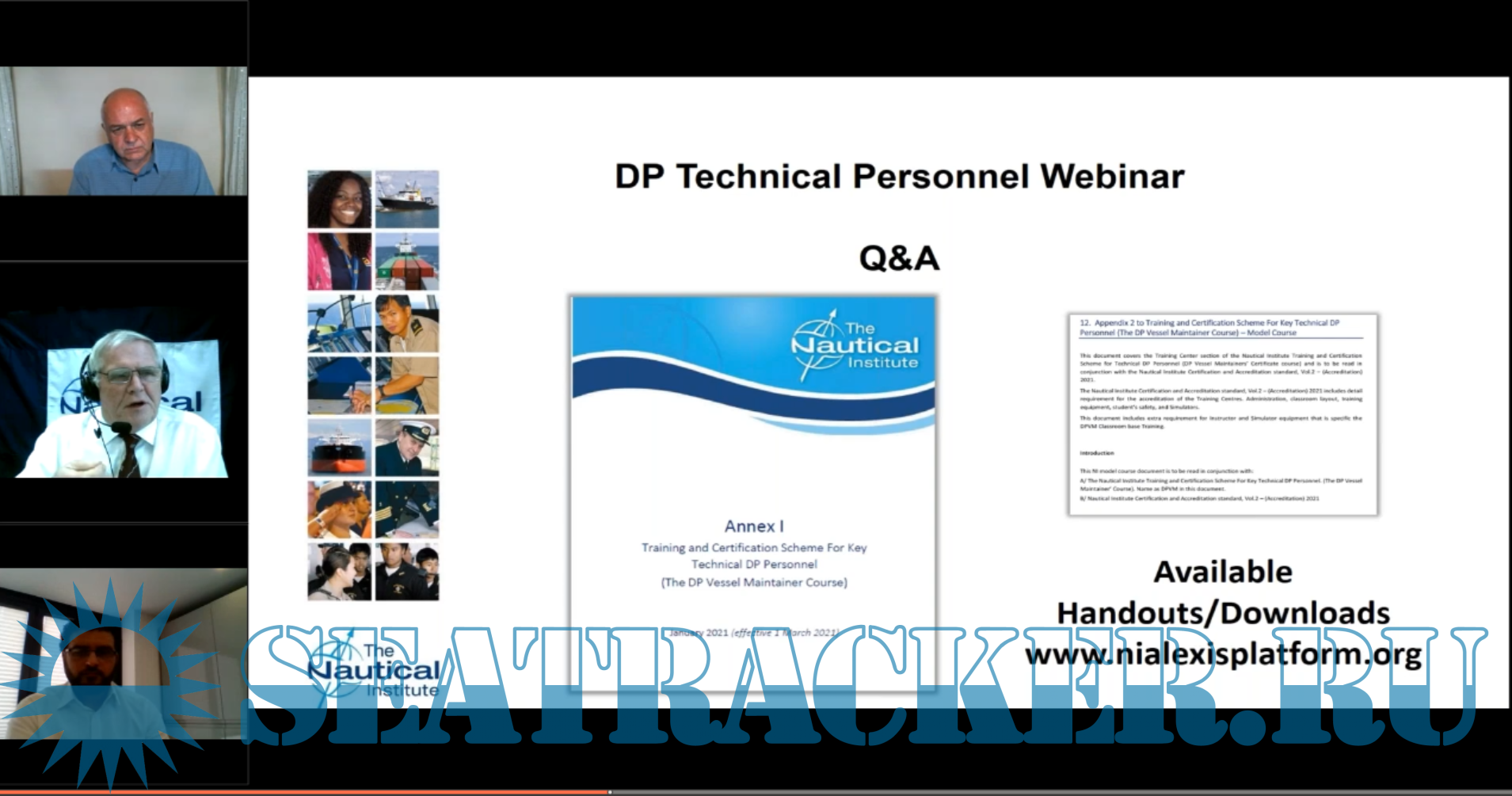 DP Technical Personnel Webinar [2021, MP4] › Marine Tracker
