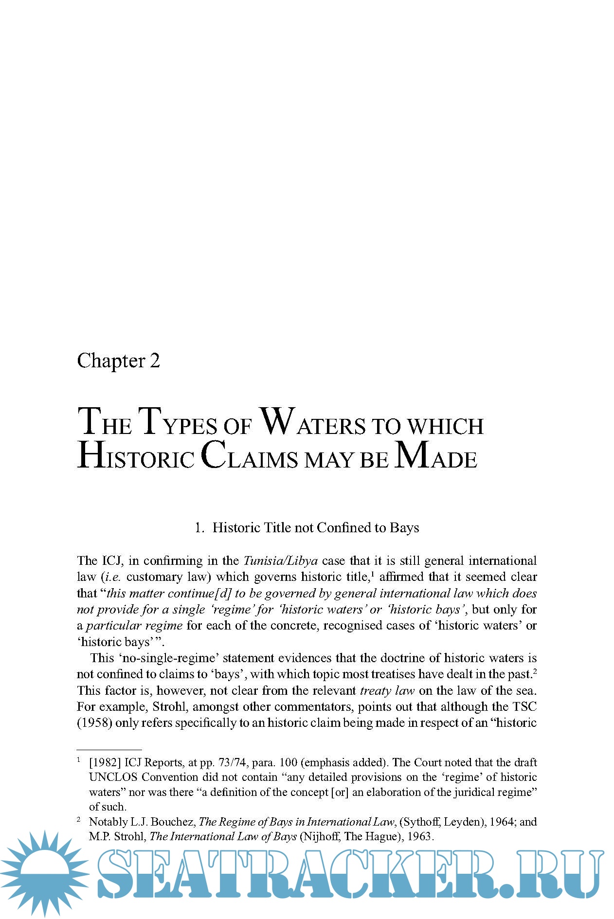 Historic Waters in the Law of the Sea: A Modern Re-Appraisal - Clive R ...