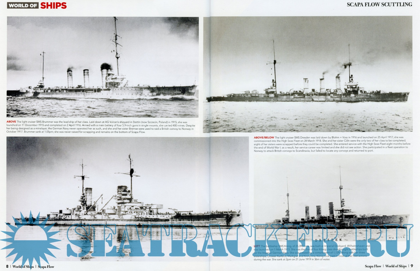 World of Ships 10 - Scapa Flow. The German Fleet its Surrebder ...