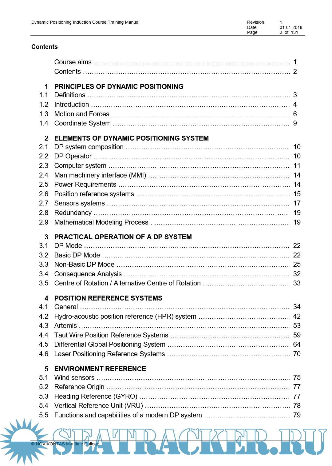 DP Induction Course Training Manual - Novikontas Maritime College [2018 ...
