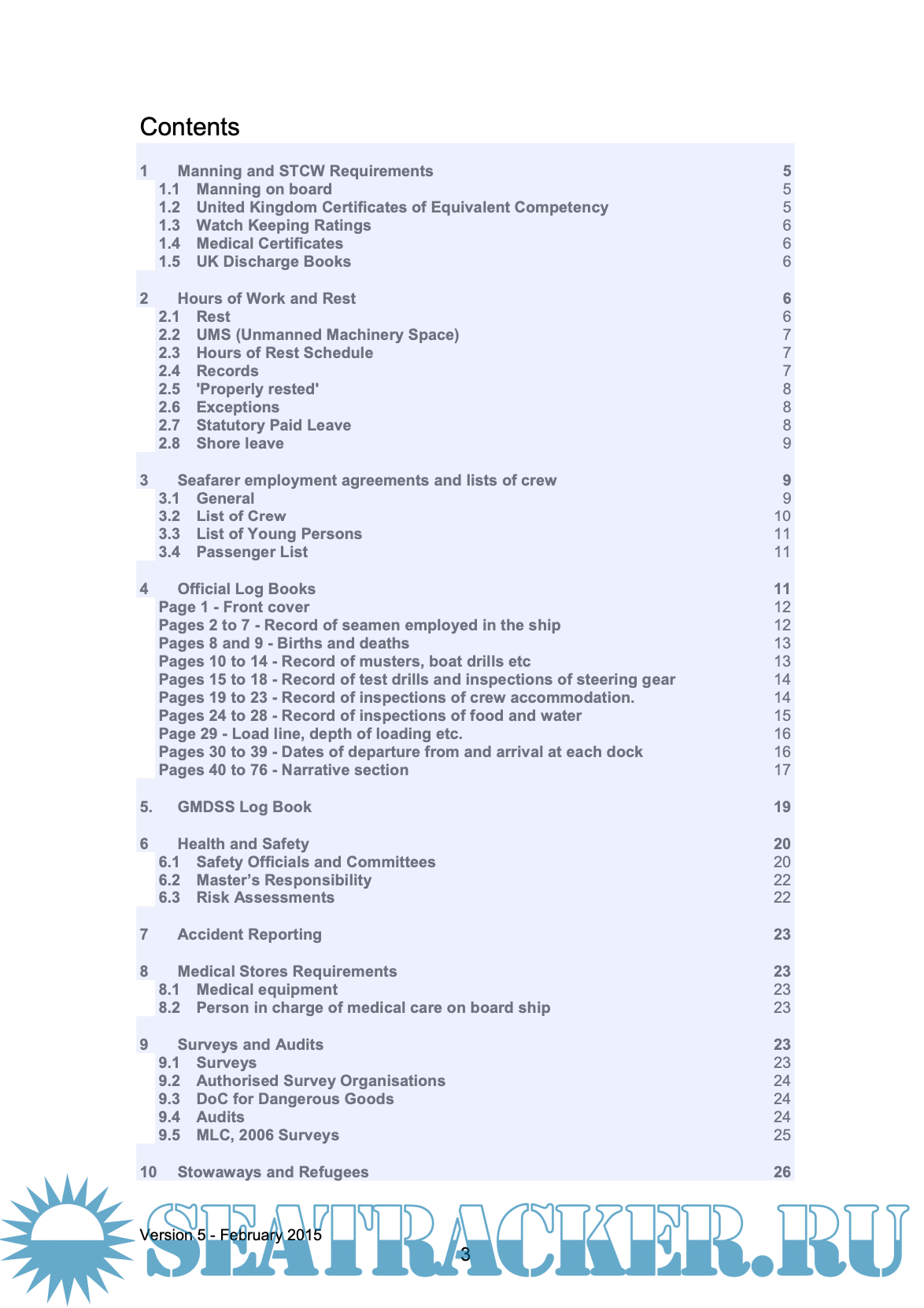 A Master's Guide to UK Flag - MCA [2015, PDF] › Marine Tracker