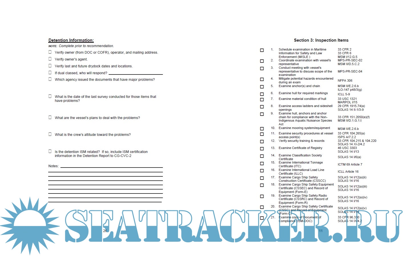 Foreign Tank Vessel Examination Book - USCG [2016, PDF] › Marine Tracker