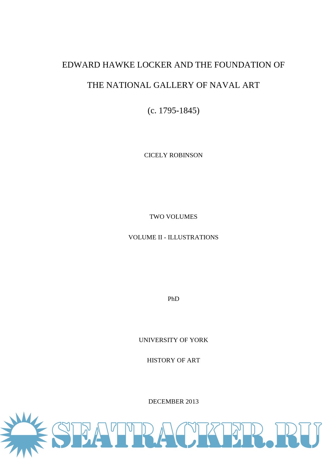 Edward Hawke locker and the foundation of the national gallery of naval ...