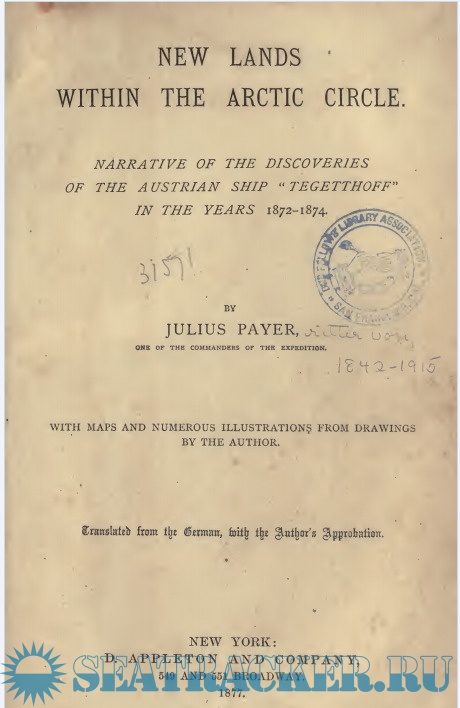 New lands within the Arctic circle - Julius Payer [1877, PDF] › Marine ...