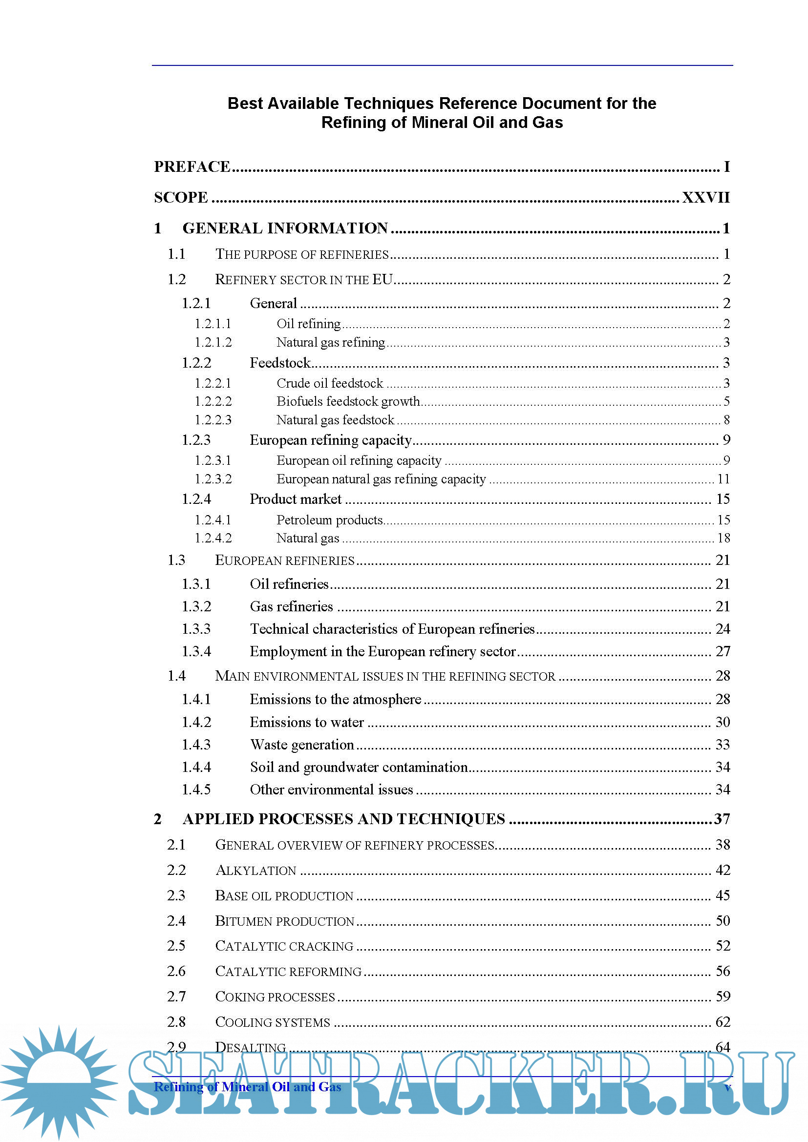 Best Available Techniques (BAT) Reference Document for the Refining of ...