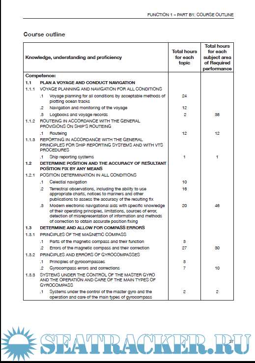 IMO - Model course 7.01 - Master and Chief Mate - 2014 edition - IMO ...