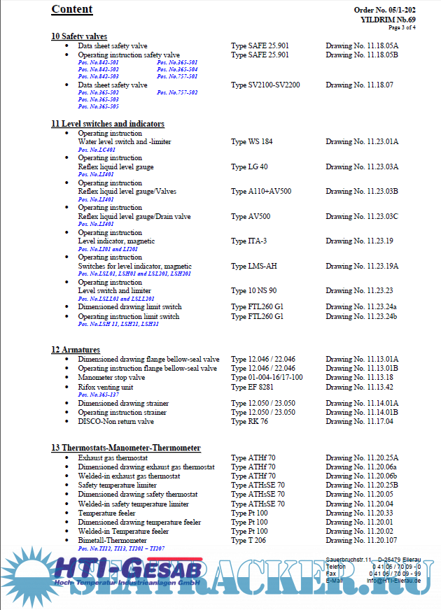 HTI-Gesab Thermal Oil Boiler Type 2xHE 25 H 50 AHE 05 V 40 - Hoch ...
