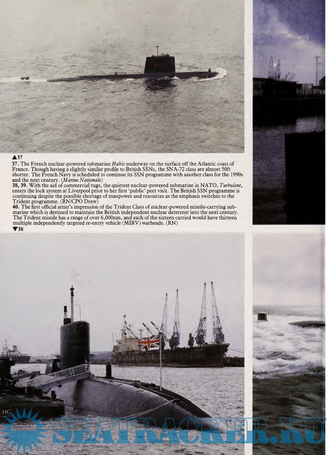 Nuclear Powered Submarines (Warships Illustrated №5) - Beaver P. [1986, PDF] › Marine Tracker