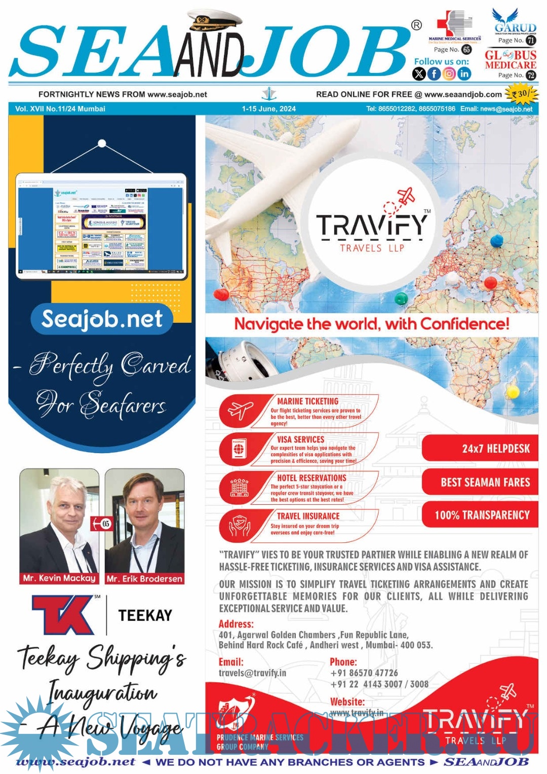 Sea and Job: No. 11/24 - Sea Line Group [2024, PDF] › Marine Tracker