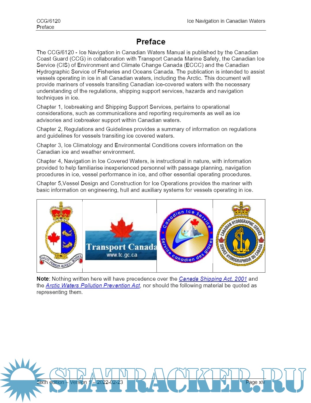 Ice Navigation in Canadian Waters - Canadian Coast Guard [2022, PDF ...