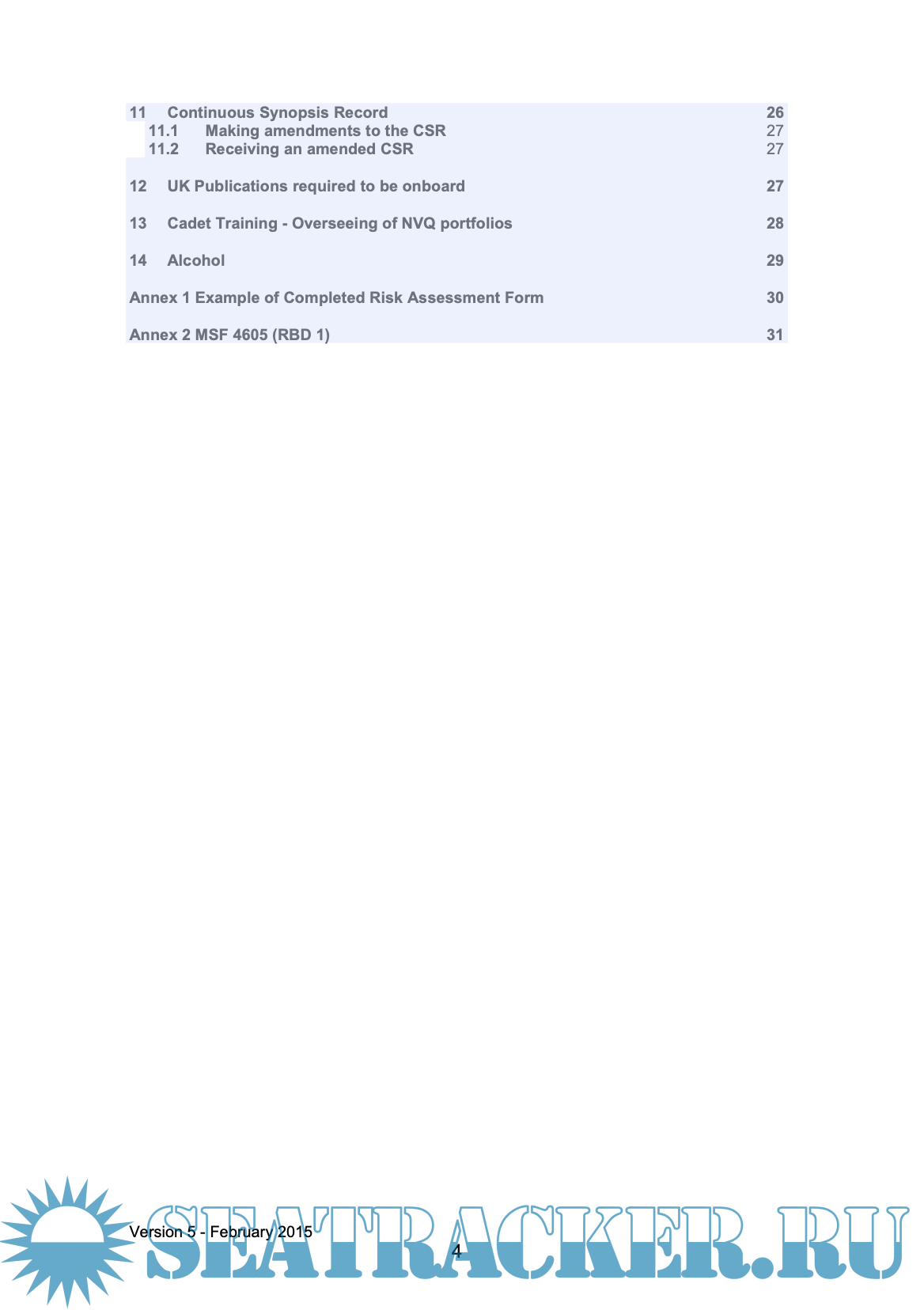 A Master's Guide to UK Flag - MCA [2015, PDF] › Marine Tracker