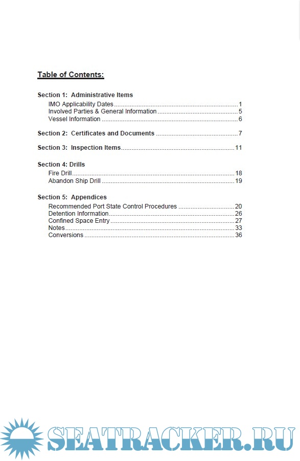 Foreign Tank Vessel Examination Book - USCG [2016, PDF] › Marine Tracker