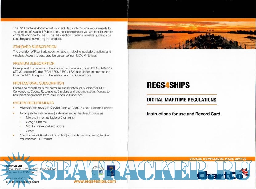 Regs4Ships - Digital Maritime Regulations - Singapore Edition - ChartCo ...