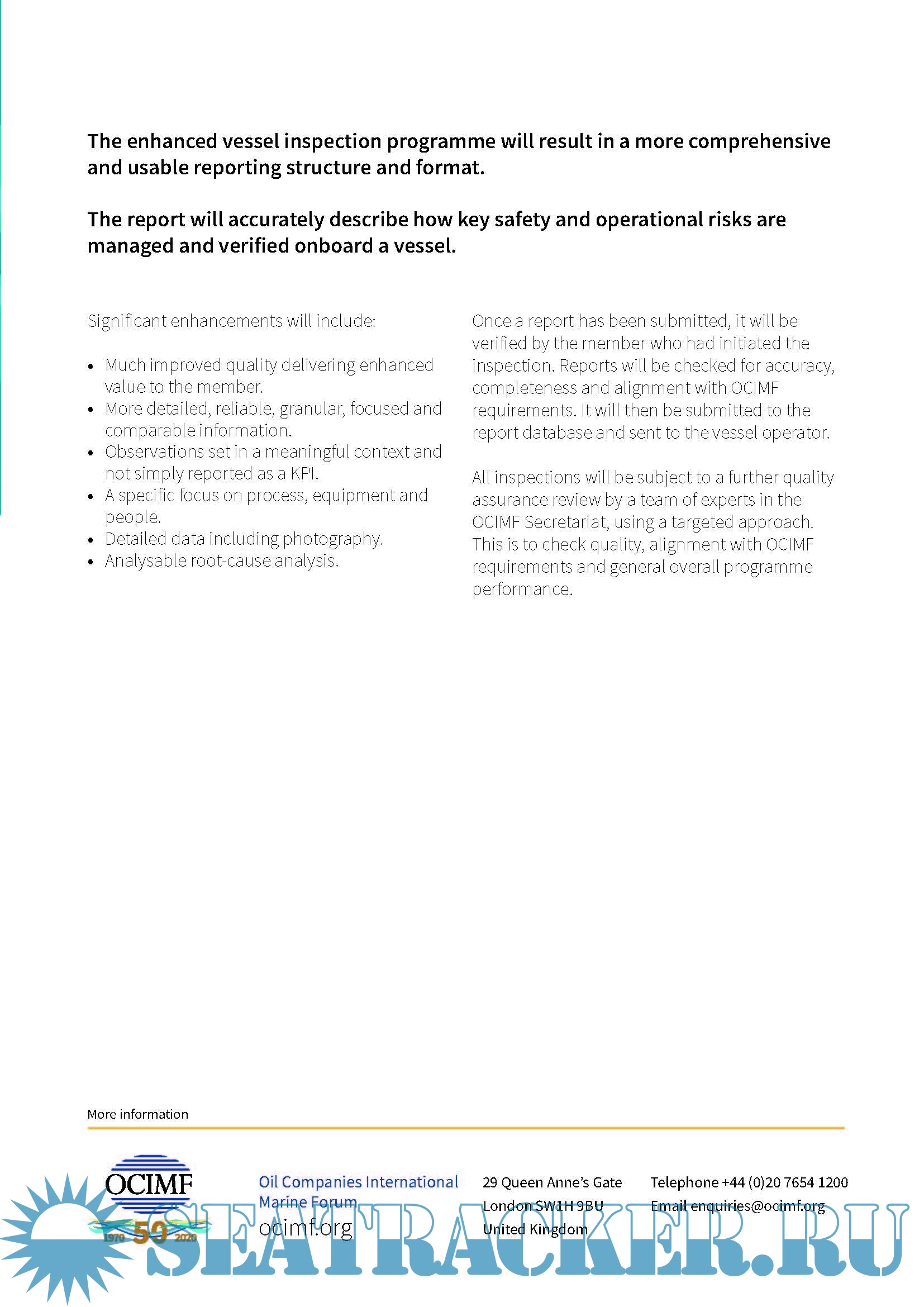 Ship Inspection Report Programme (SIRE) 2.0 Guidance Notes ...