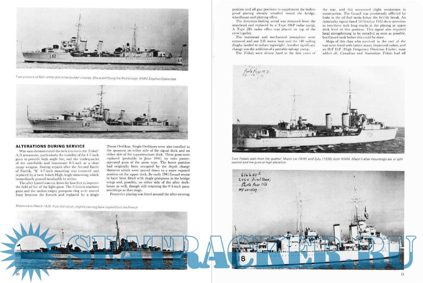 HMS Cossack, Tribal Class Destroyers - David Lyon [1970, PDF] › Marine ...