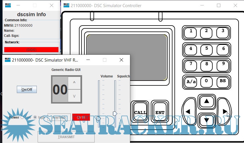 GMDSS VHF DSC Simulator v.1.3.4 - dscsim & ochecker [2008] › Marine Tracker