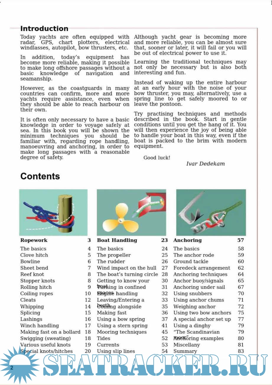 Illustrated Seamanship: Ropes & Ropework, Boat Handling & Anchoring ...