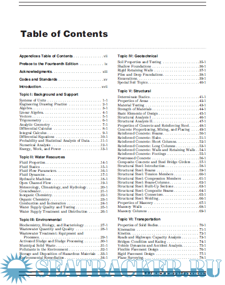 Civil Engineering Reference Manual for the PE Exam - Michael R ...