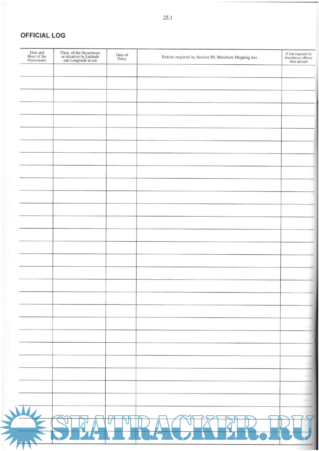 Official Log Book - MPA Singapore [2016, PDF] › Marine Tracker