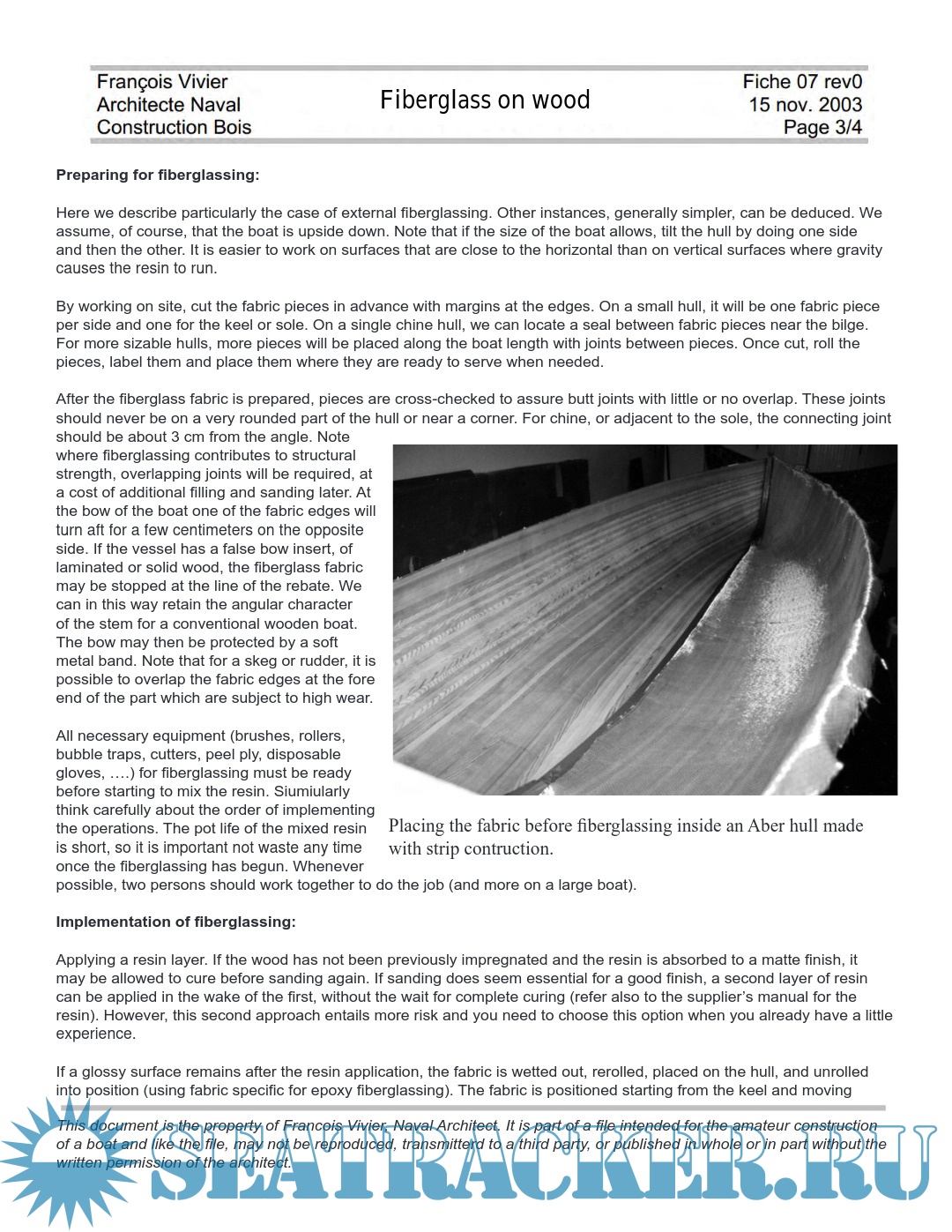 Wooden Boat Building sheets - Vivier F. [2018, PDF] › Marine Tracker