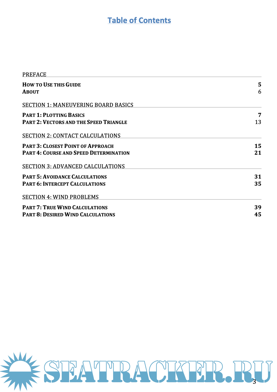The Cutterman’s Guide to Maneuvering Boards › Marine Tracker