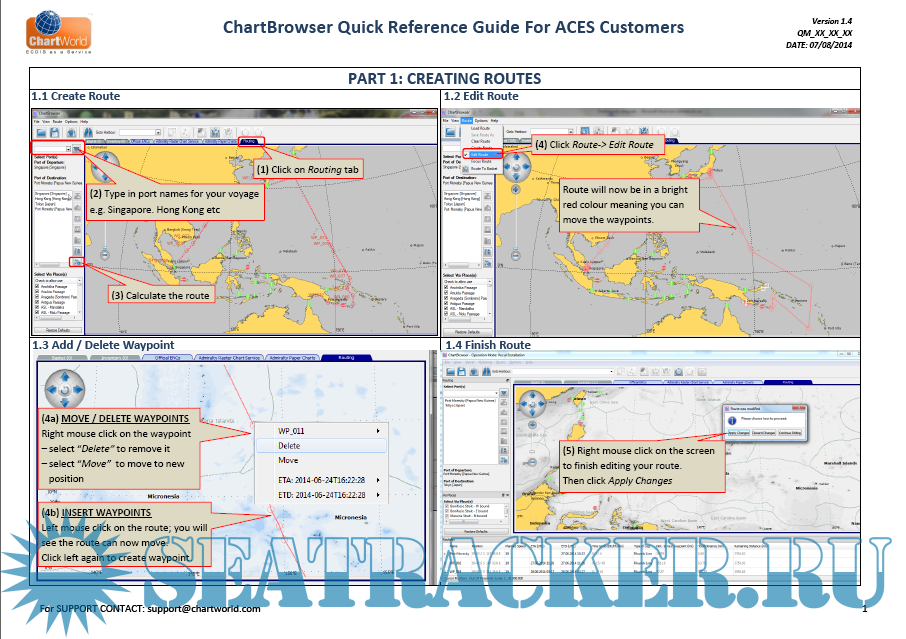 ChartBrowser Quick Reference Guide - eGlobe Chart World [2021, PDF ...
