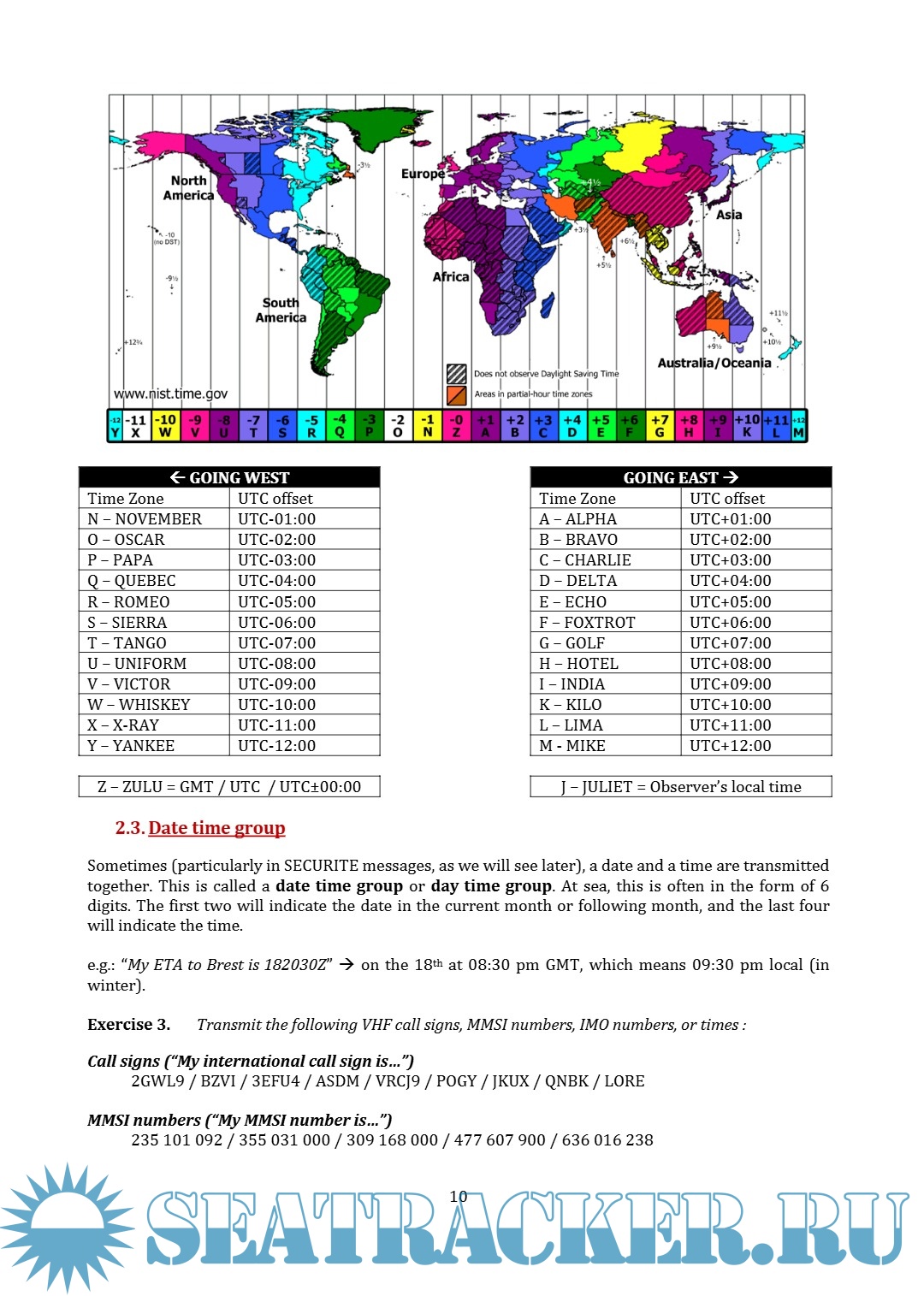 Maritime English Basics - Alcino Ferreira [2015, PDF] › Marine Tracker