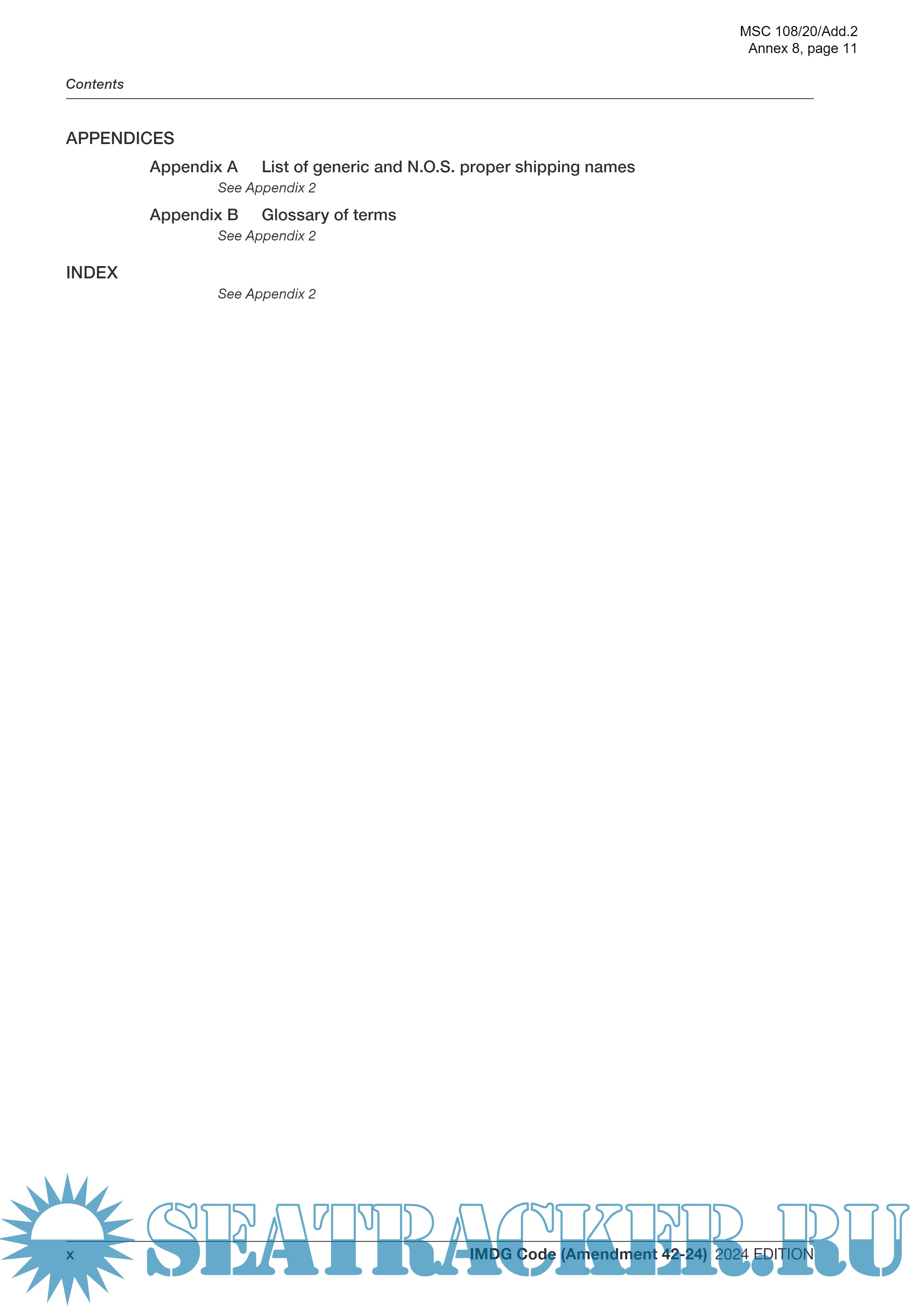 International Maritime Dangerous Goods (IMDG) Code Amendments 2024 ...