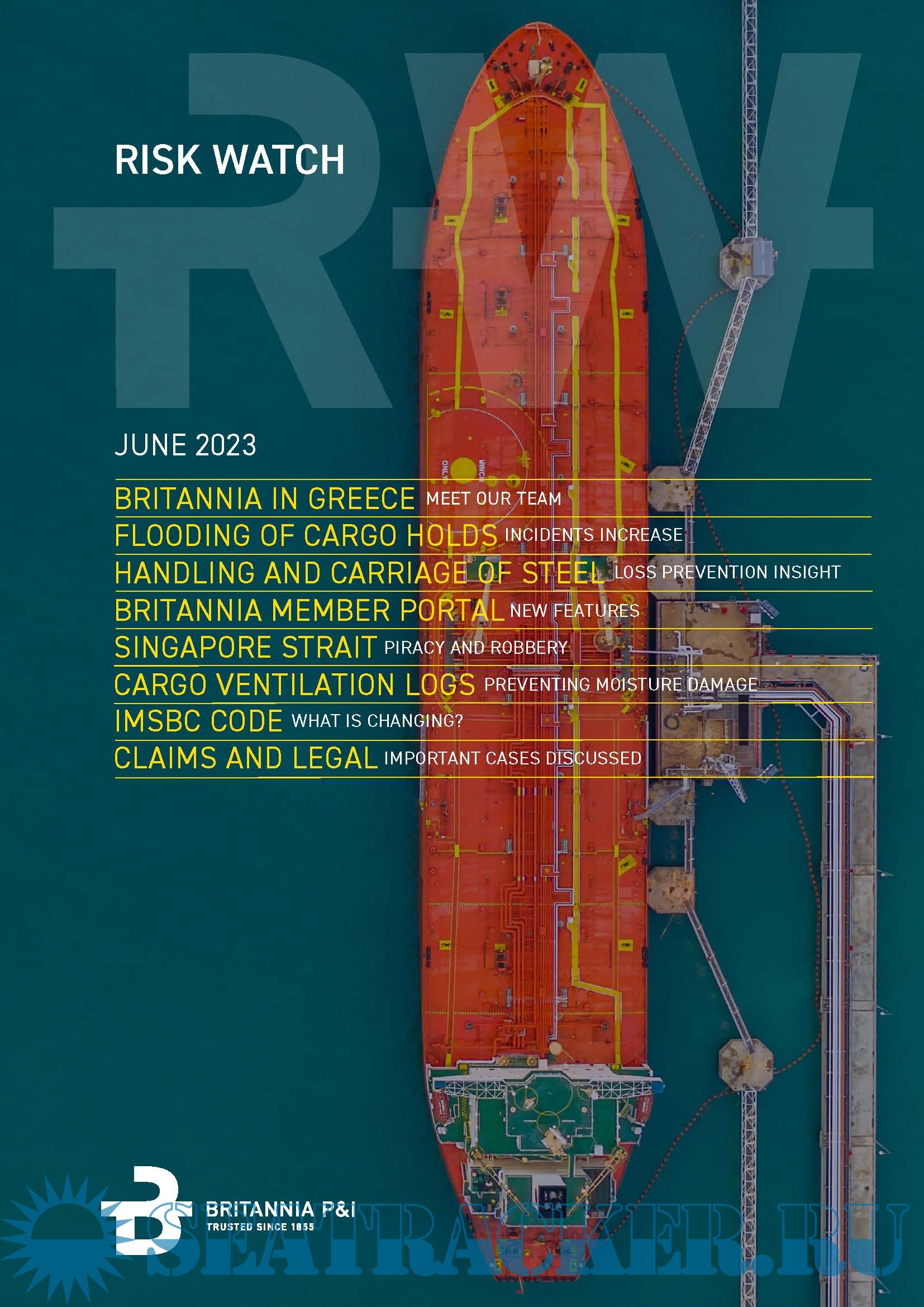 Risk Watch (June) - Britannia P&I Club [2023, PDF] › Marine Tracker
