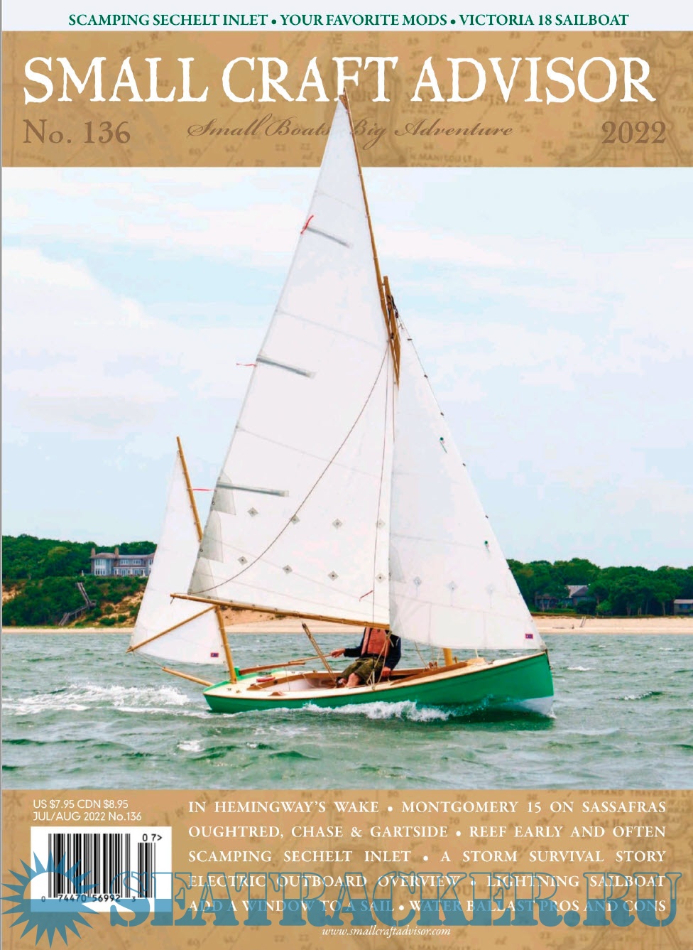 Small Craft Advisor (#136 - July, August) - (Larry Brown Editor-at ...