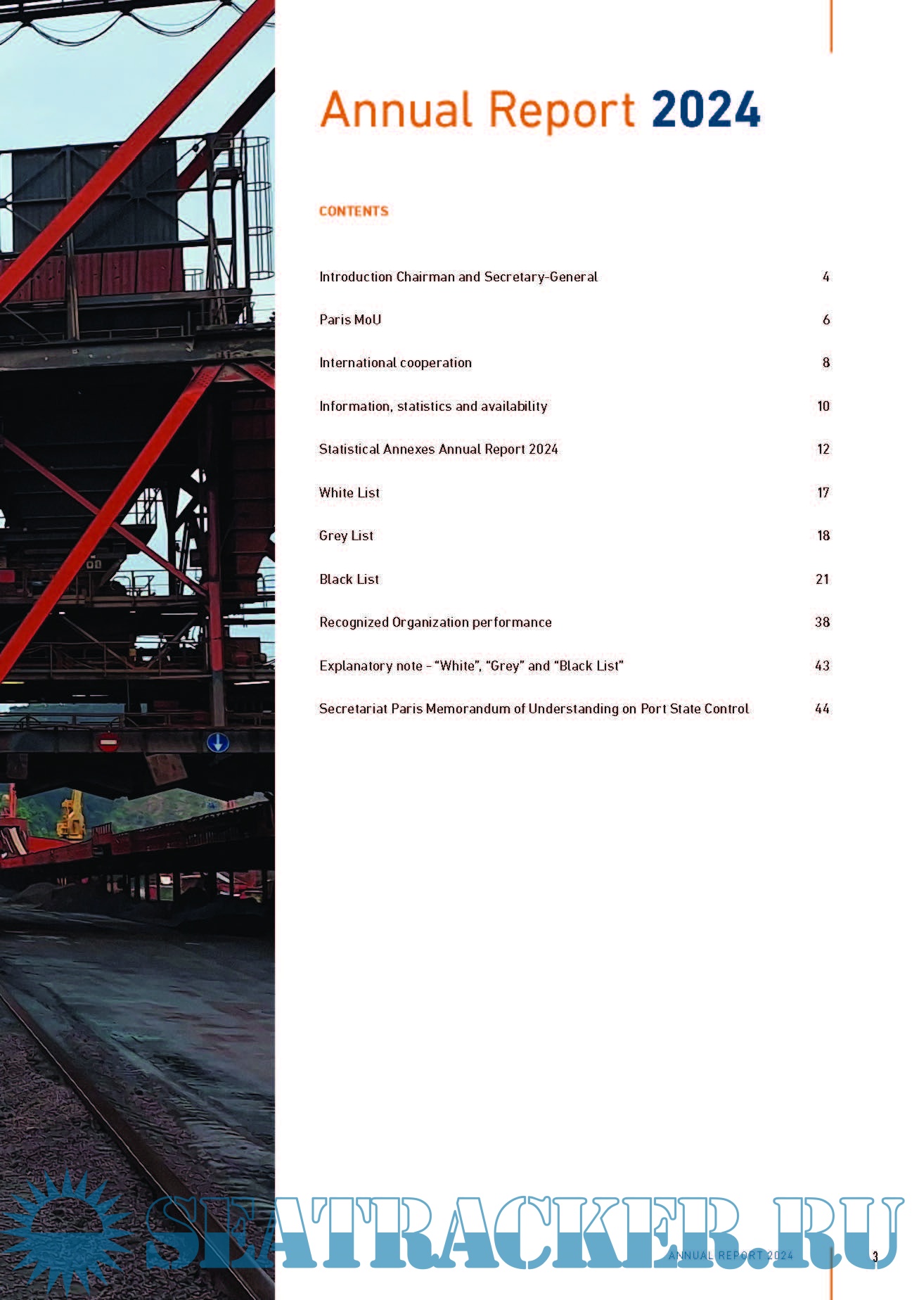 Port State Control 2024 Annual Report - Paris MOU [2025, PDF] › Marine ...