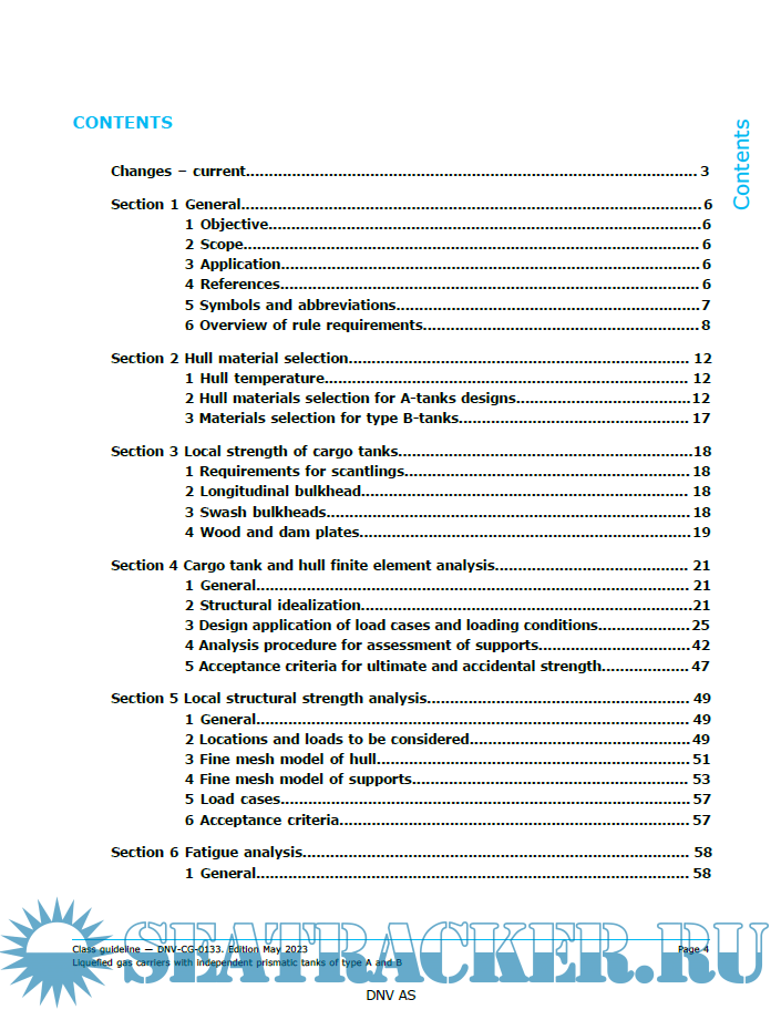 Guideline Liquefied gas carriers with independent prismatic tanks of ...