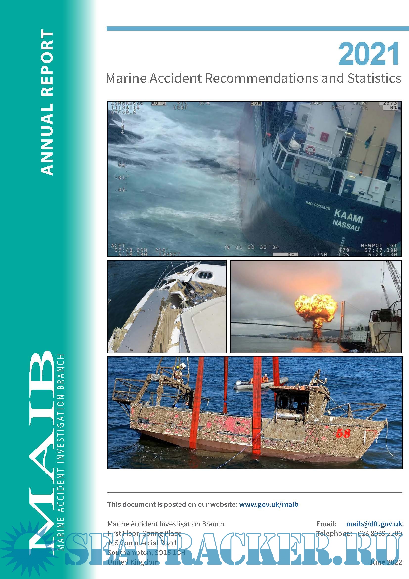 Marine Accident Recommendations and Statistics: Annual Report - MAIB [2022, PDF] › Marine Tracker