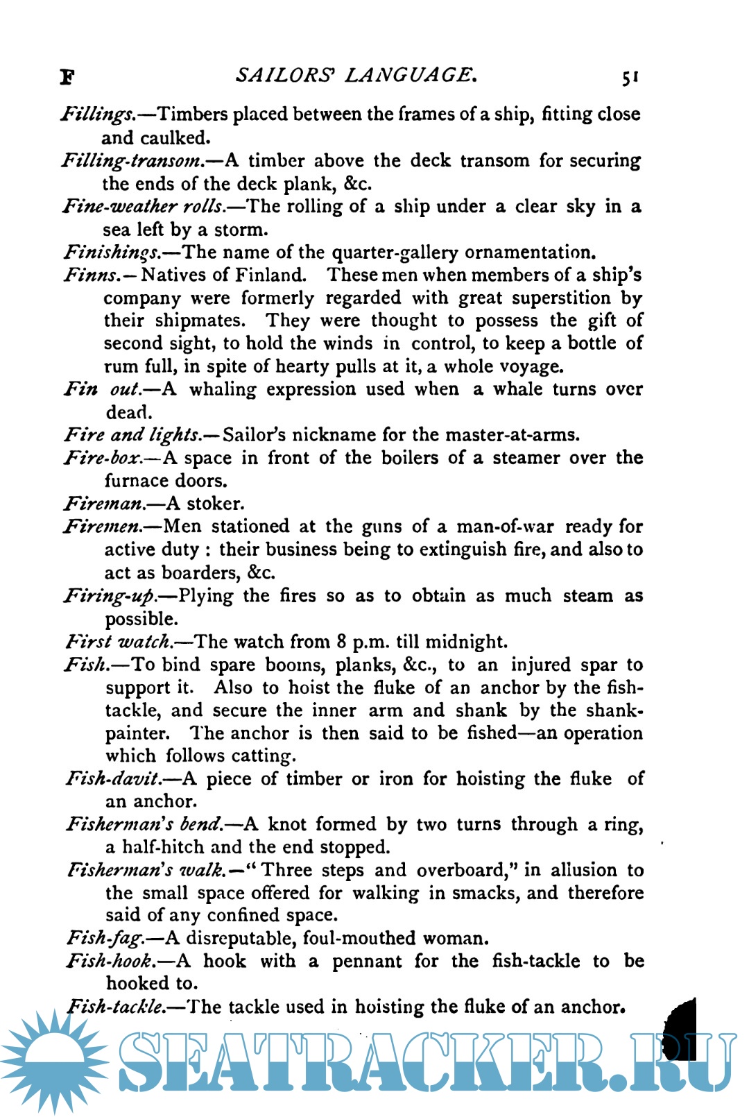 Sailors' Language - A Collection of Sea-Terms and Their Definitions ...