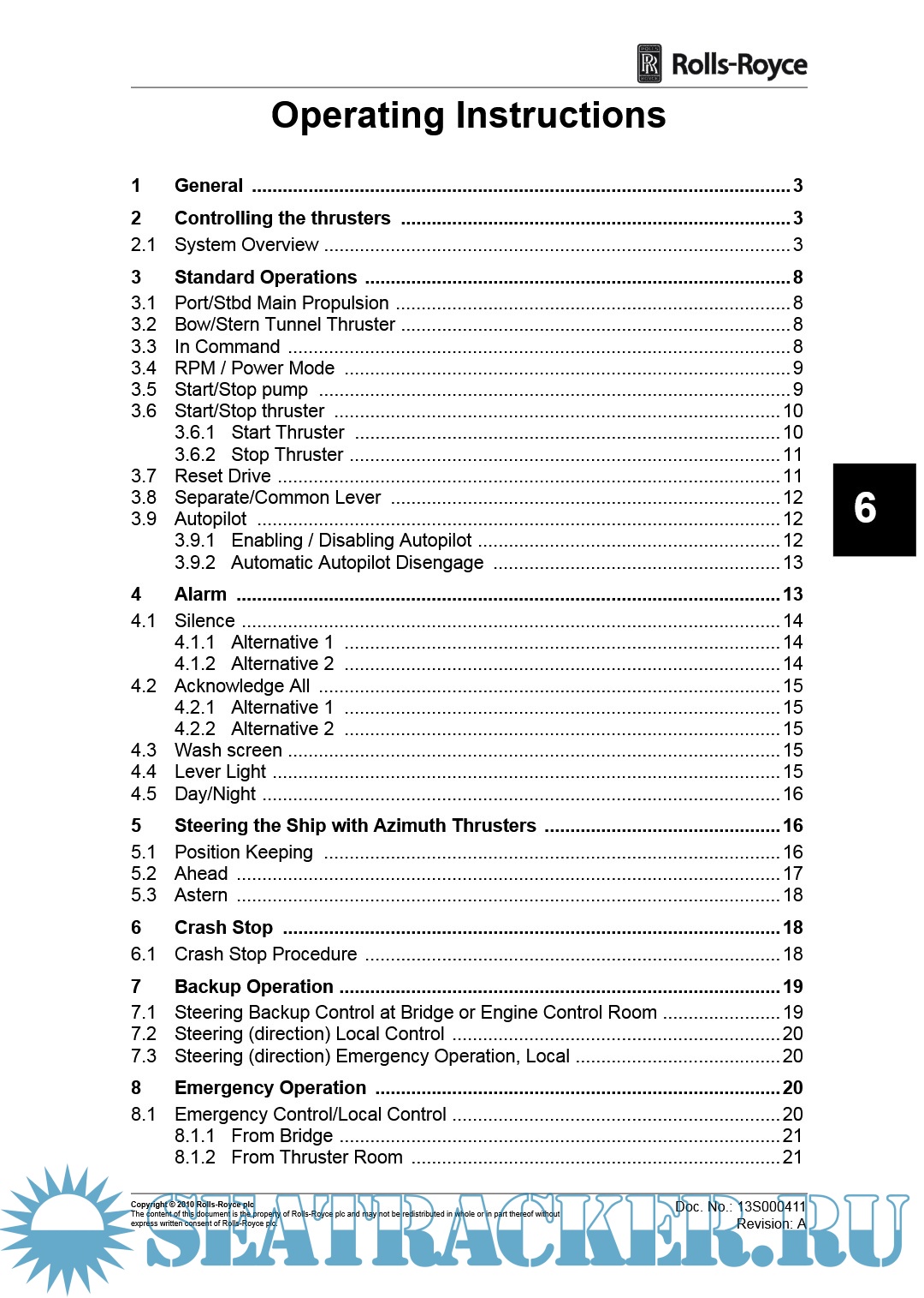 Helicon X3 P&T Control System User Manual - Rolls-Royce [2014, PDF ...