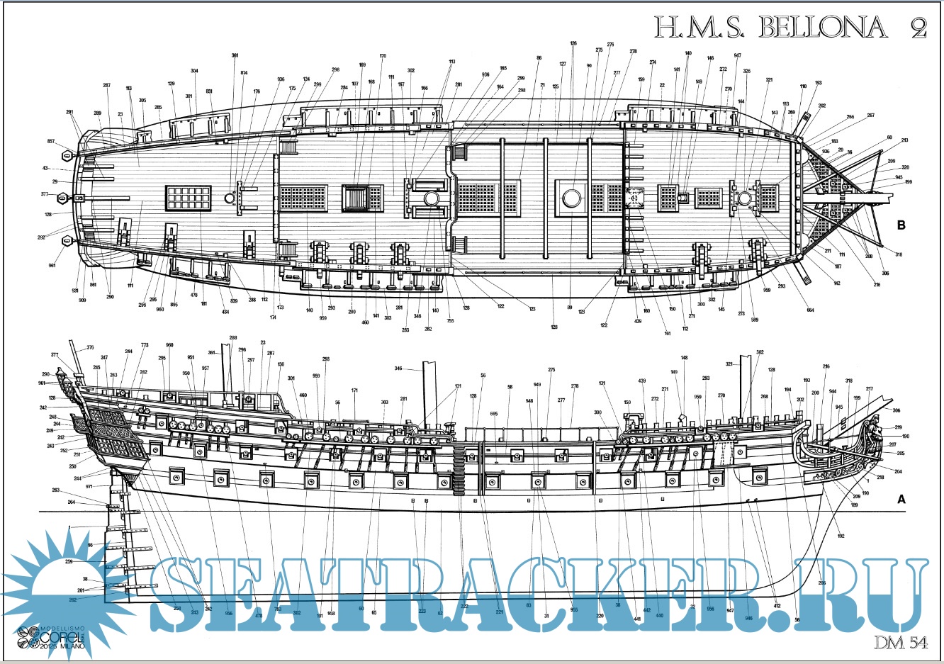Руководство по изготовлению модели парусного корабля HMS Bellona ...