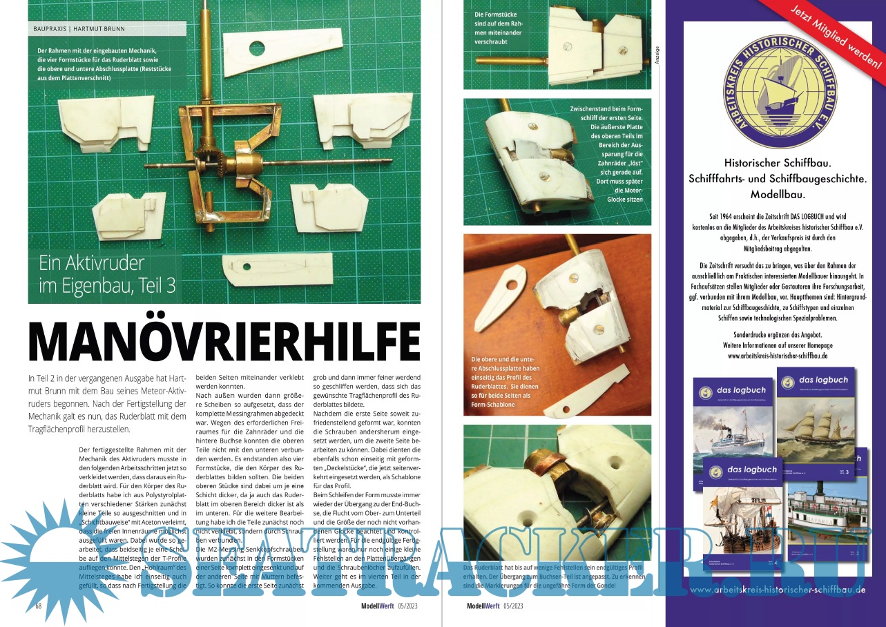 ModellWerft - Mai - Eric Schafenrort (Redaktor) [2023, PDF] › Marine Tracker