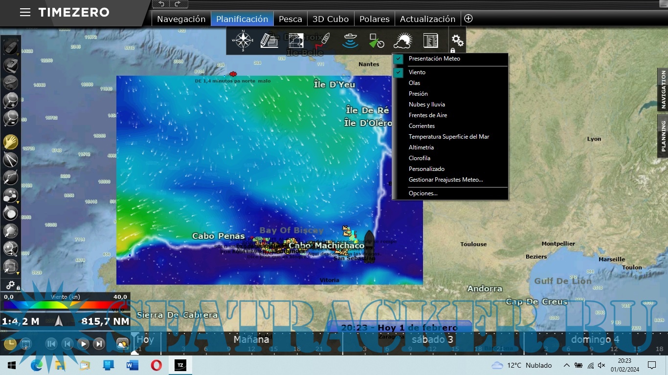 TimeZero Professional v.4.2.0.132 - Nobeltec & MaxSea [2022] › Page 20 › Marine Tracker