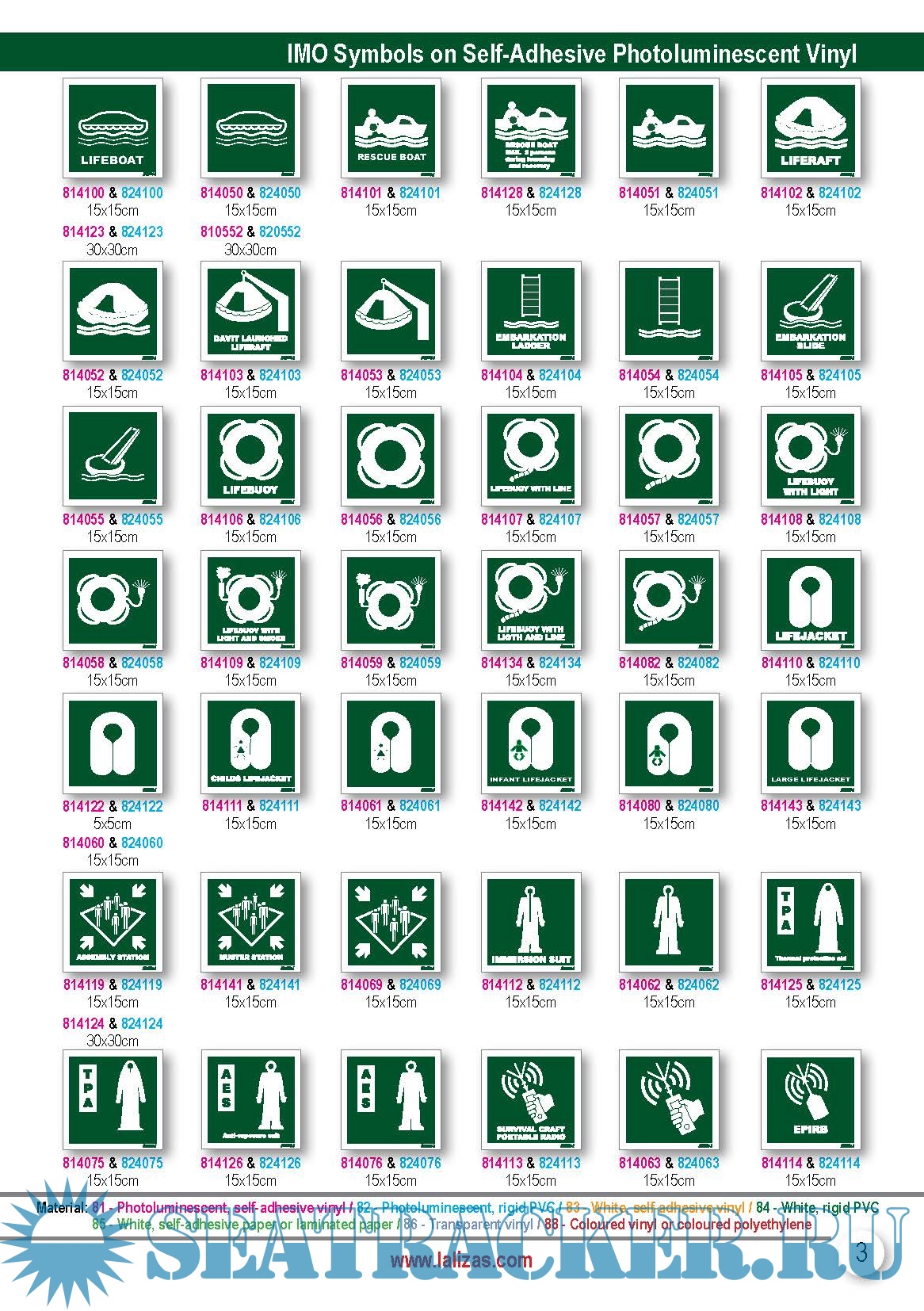 IMO SIGNS Safety Officer’s Guide - LALIZAS [2021, PDF] › Marine Tracker