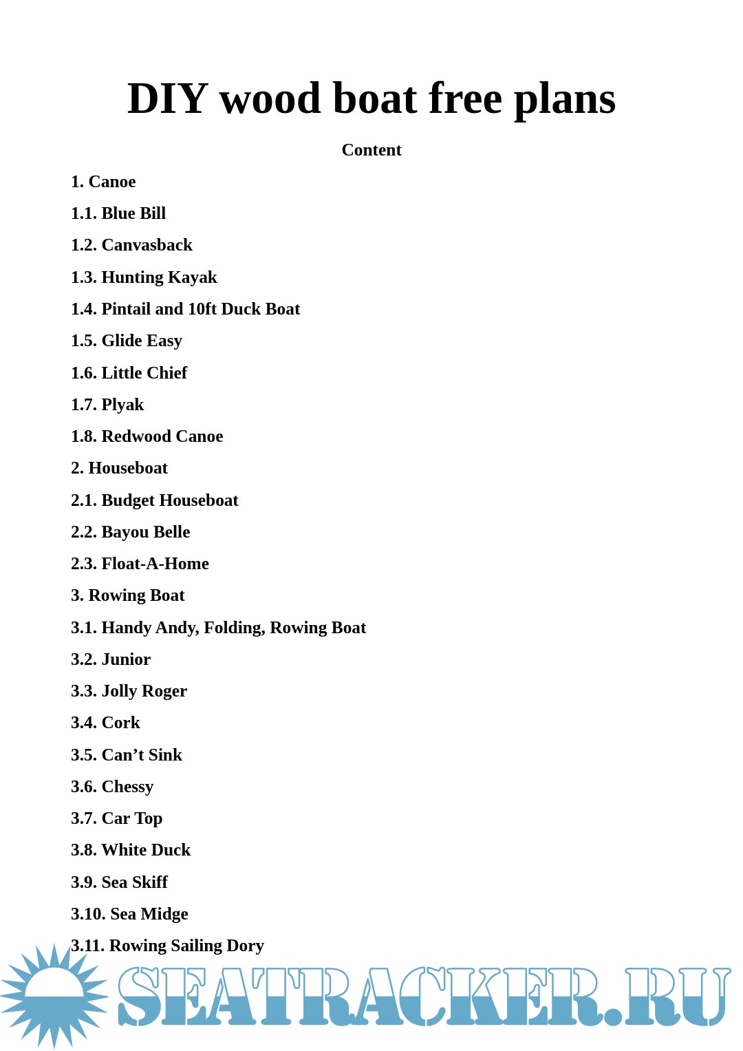 DIY wood boat free plans - DIY [2024, PDF] › Marine Tracker