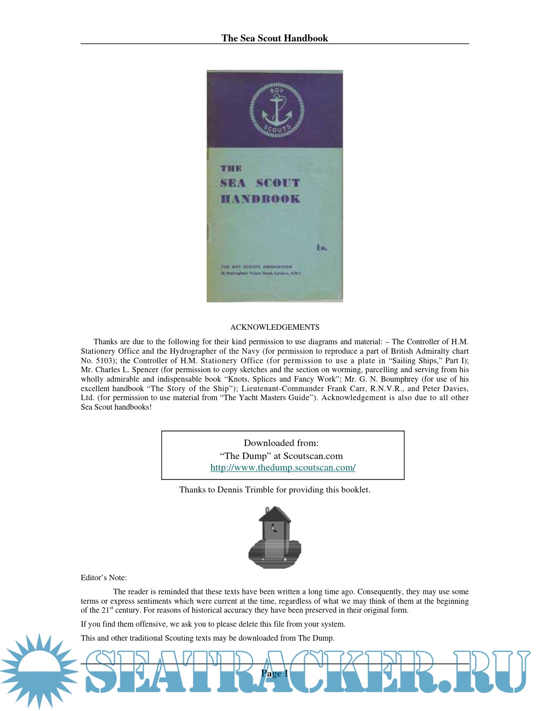 The Sea Scout Handbook [PDF] › Marine Tracker