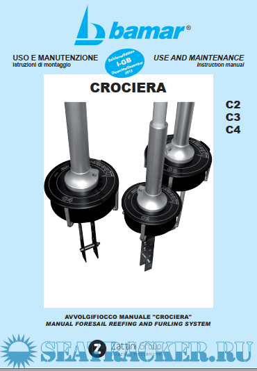 Manual foresail reefing and furling system - Zattini Group srl [-, PDF ...