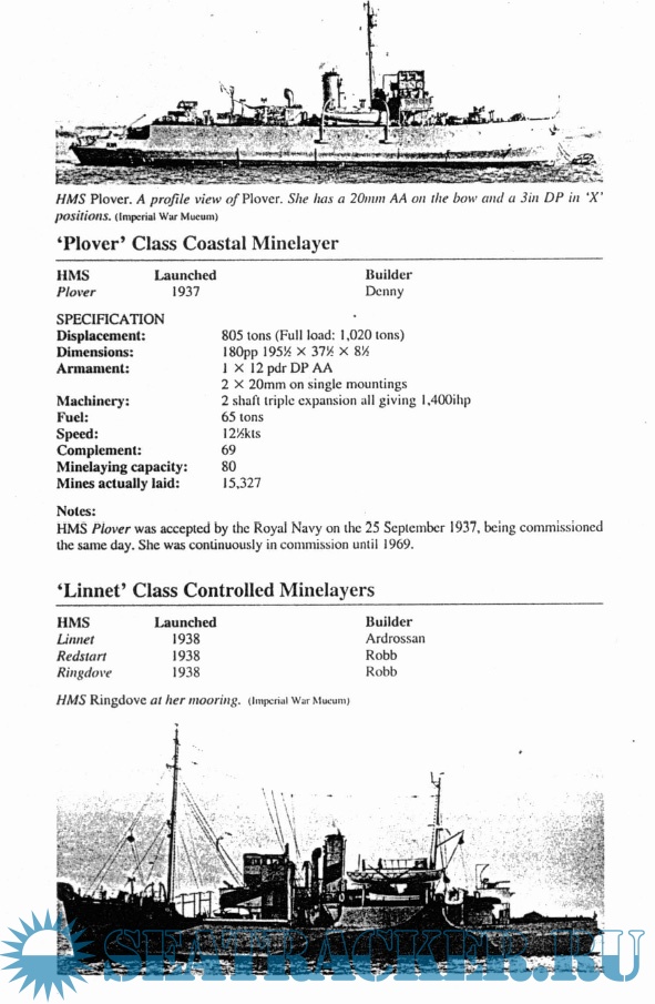 Mine Warfare Vessels of the Royal Navy, 1908 - To date - M. P. Cocker ...