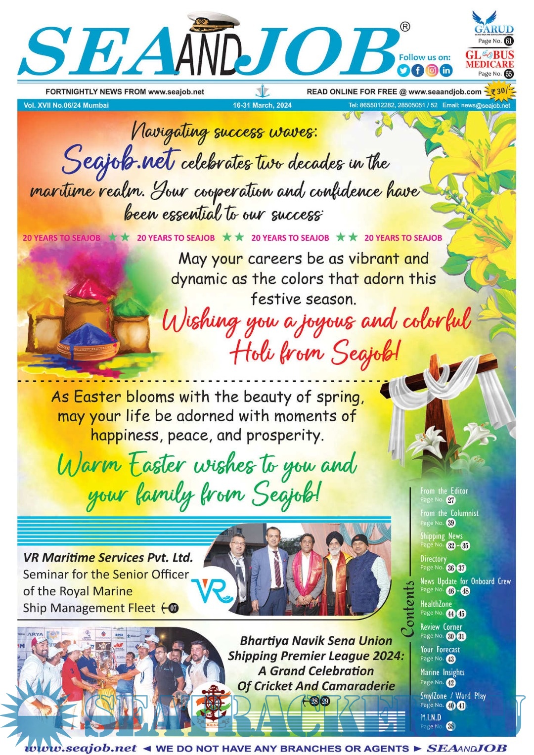 Sea and Job: No. 06/24 - Sea Line Group [2024, PDF] › Marine Tracker